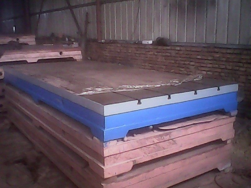 T-slot platform 2x4 meters Cast iron flat welding platform 2000x4000mmT ...