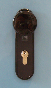 Купить Замок дверной механический hoermann霍曼防火防盗入户门原装pvc不锈钢铝合金联体把手拉手 ...