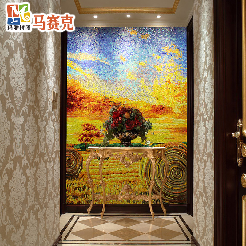 Купить Мозайка Ван Гог Ван Гог картины жатва на пшеничных полях ...