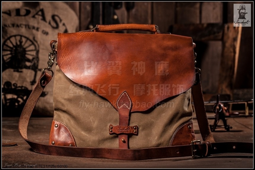 [USD 770.00] Sandast Handmade Classic Vintage Canary Coated Canvas ...