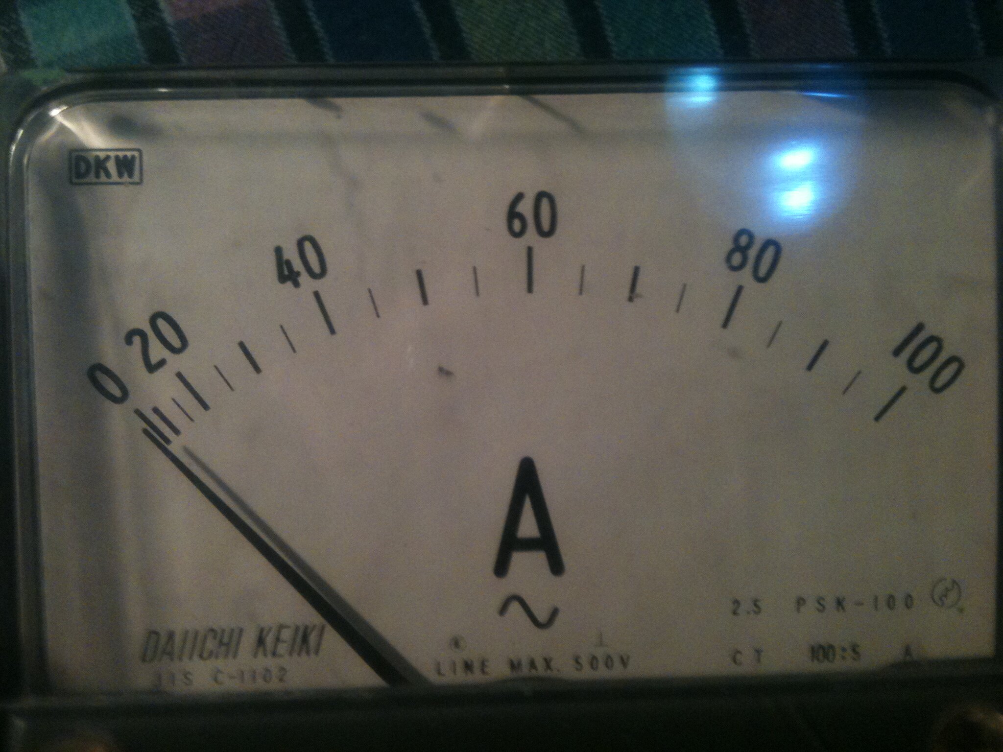 DAIICHI KEIKI JISC-1102 DKW PSK-100 TOYOKEIKIACF-6 voltage ammeter
