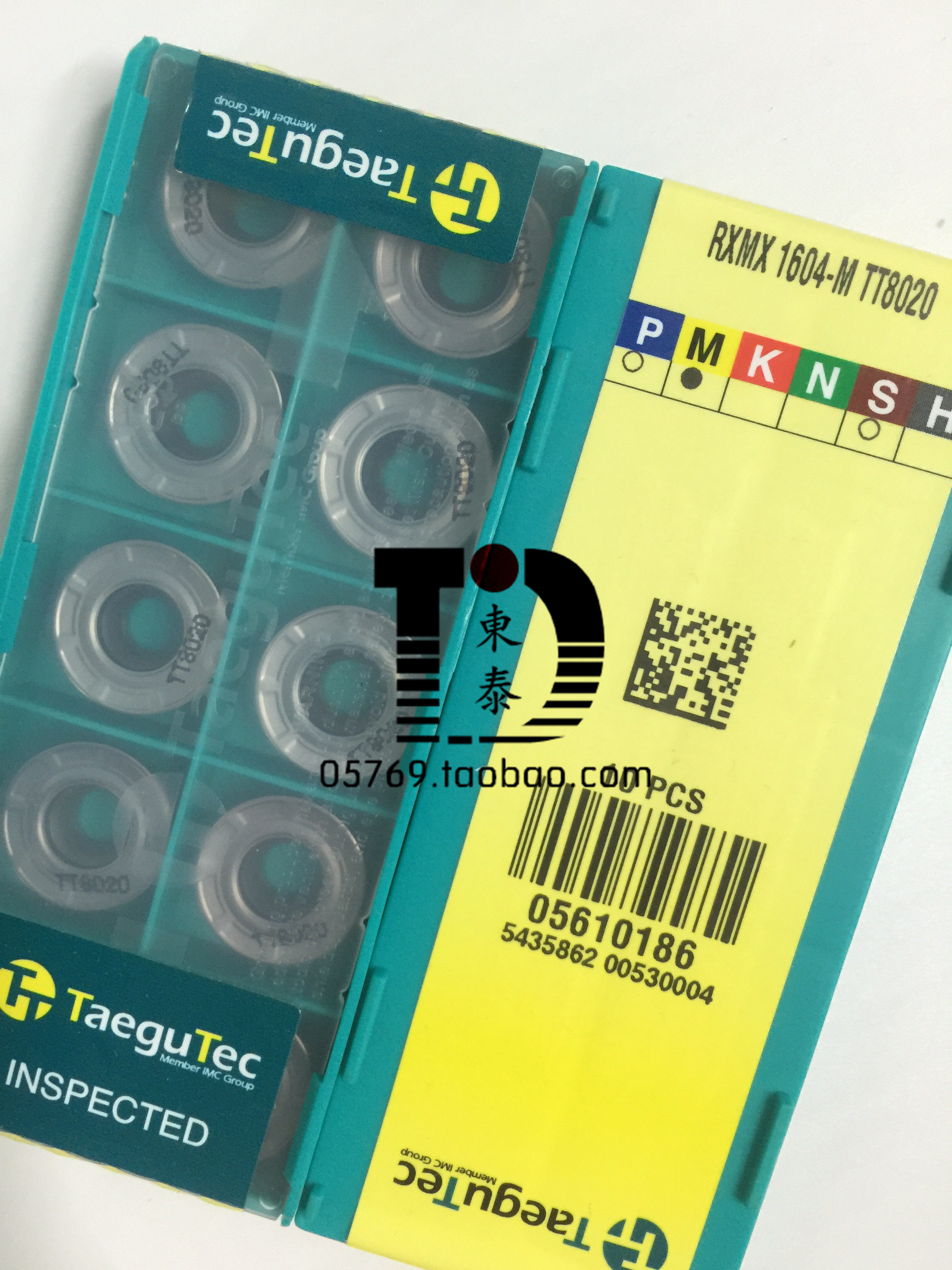 特固克Taegutec RXMX1604-M TT8020特固克R8銑刀片不鏽鋼現貨特價