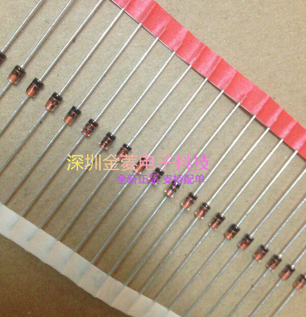 IN4735A 1W穩壓管 6.2V 1N4735A 直插二極體 DO-41 玻璃管 編帶裝