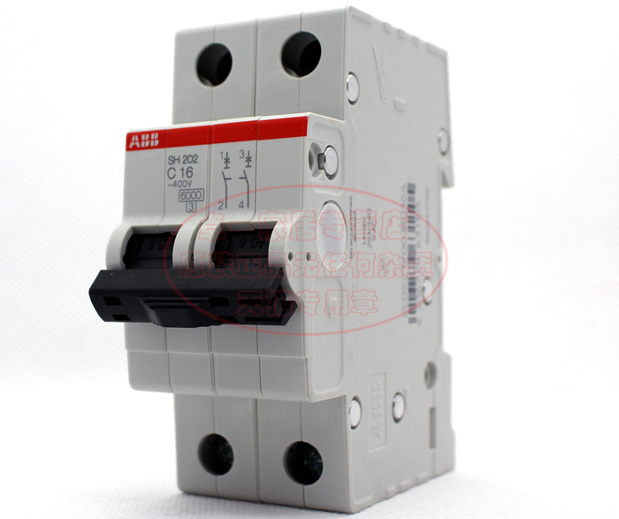 ABB (Beijing) miniature circuit breaker SH202-C16 two-phase air open 2P 16A type C