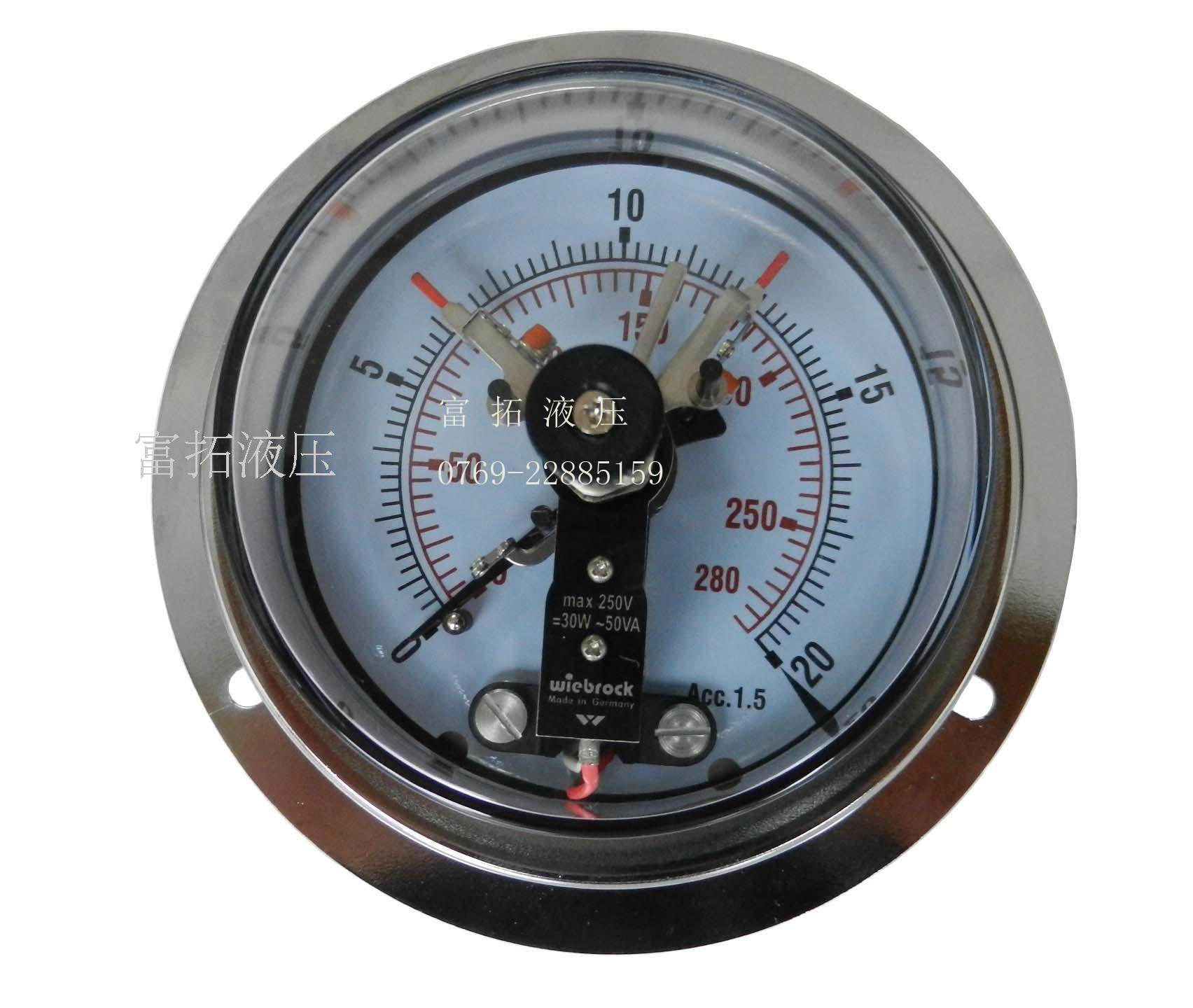 Supply of original wiebrock electric contact pressure gauge EPG-100-20kg-AA