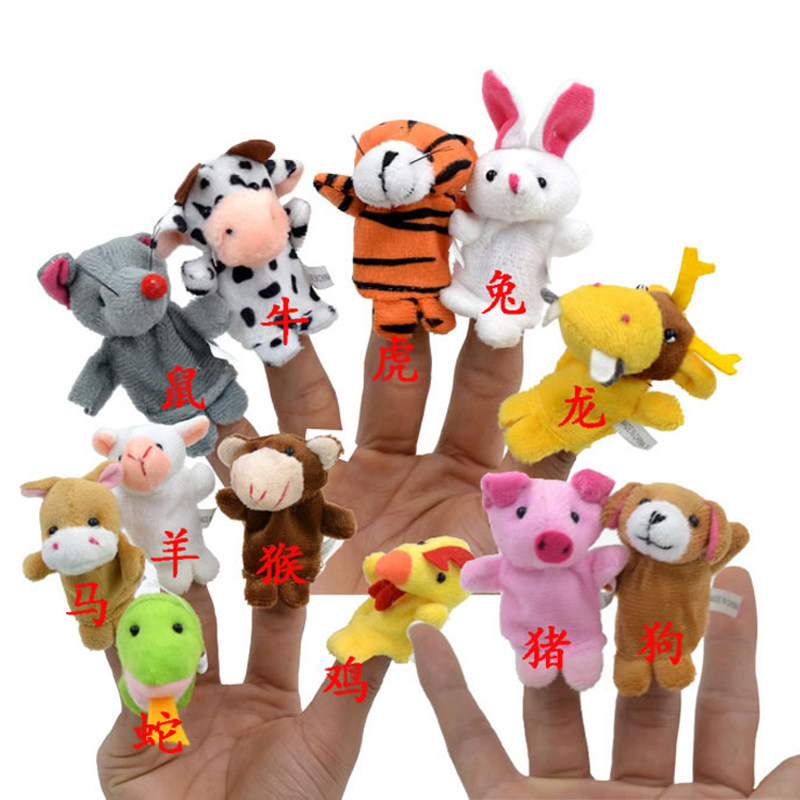 Twelve zodiac finger puppets: parent-child magic on fingertips