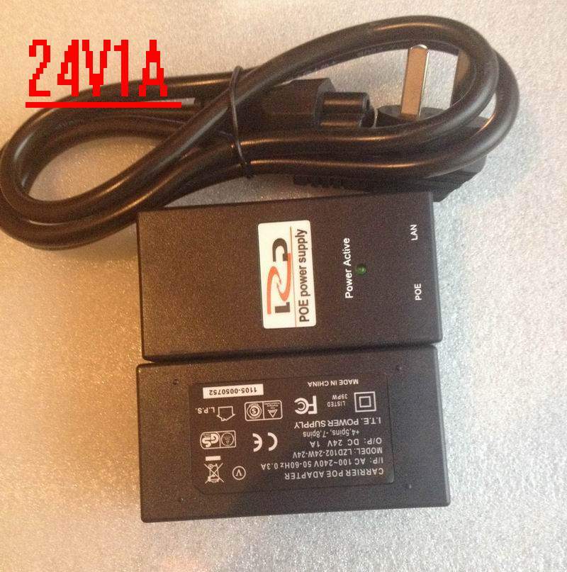 [USD 9.23] POE power supply 24V 1A POE network wire power supply module ...