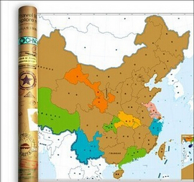 Купить Фреска Подлинная recesky мира скретч-карта скретч мира карта ...