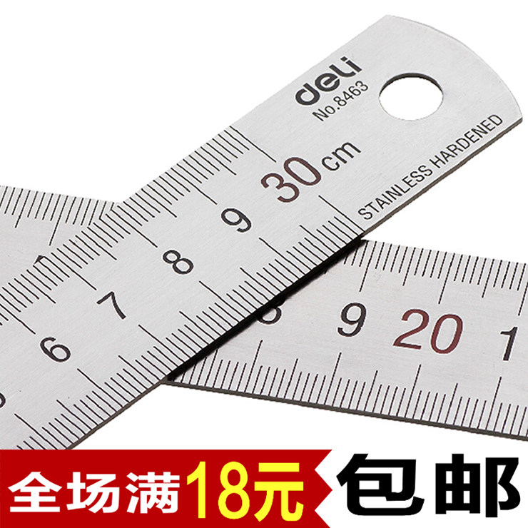 [USD 4.82] Steel Straight Ruler Stainless Steel Ruler Steel Ruler Metal ...