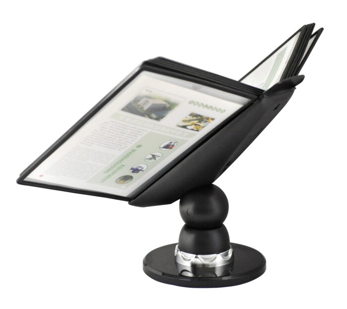 Fast page-turn file rack 6801-A4 desktop desktop wall-mounted menu ...