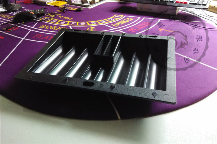 350mm black plastic chip rack: the professional dealer's companion