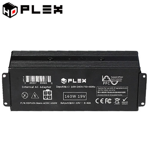 美国HDPLEX机箱静音电源适配器机箱内置 AC-DC电源 160W