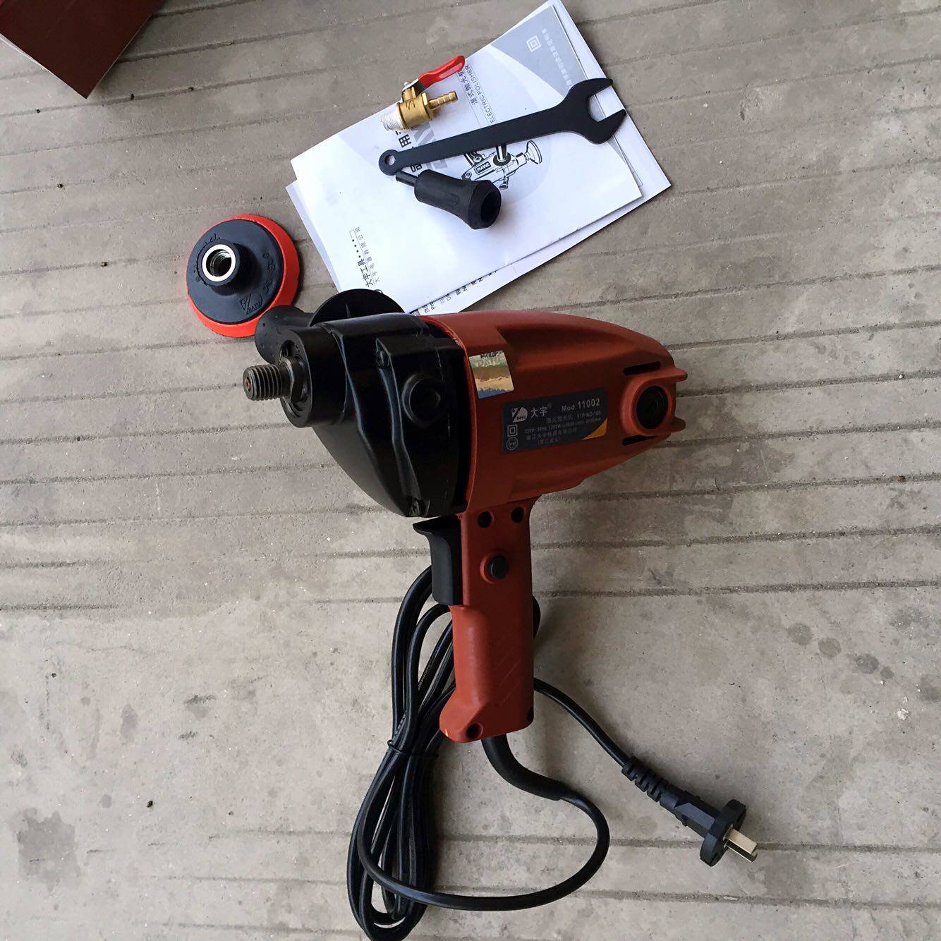 Daewoo vertical water mill Water polishing machine Marble wet polishing ...