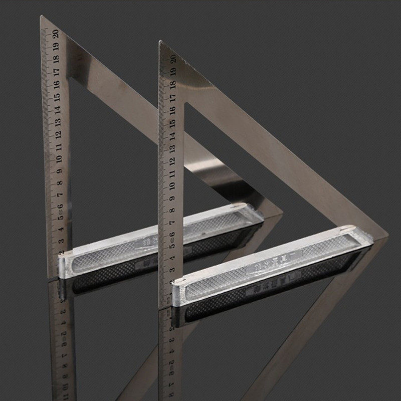 [USD 4.81] Carpentry right angle ruler measurement tool triangle ruler ...