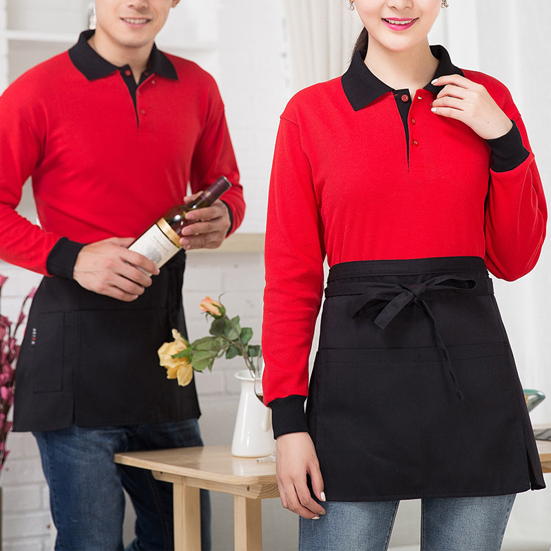 [USD 6.88] Beijing Eli Embroidered Semi-Small Apron Chef Apron Waiter ...