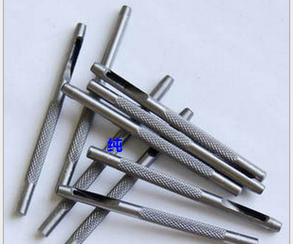 [USD 4.81] Watch repair tool leather strap punch punch 2-4mm punch hole ...