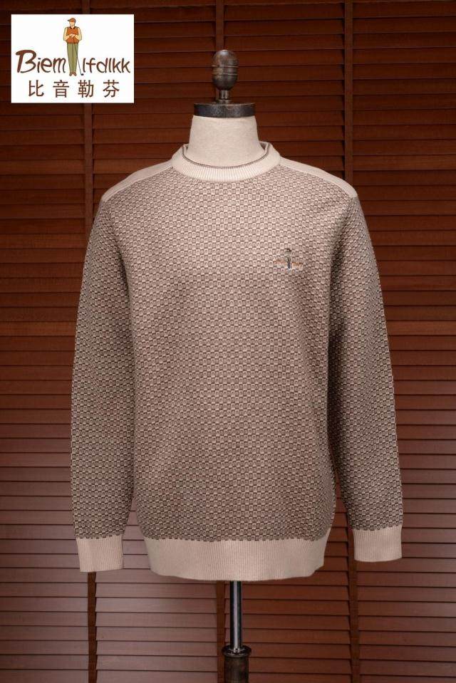 Купить Свитер мужской 比音勒芬biemlfdlkk男士秋冬装新款 时尚休闲圆领羊毛衫毛衣正品 BIEM.l.fdlkk ...