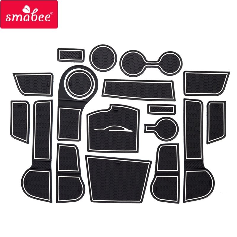 smabee Gate slot mat Kia Rio 4 X-Line RIO 2017 2018 2019-Taobao