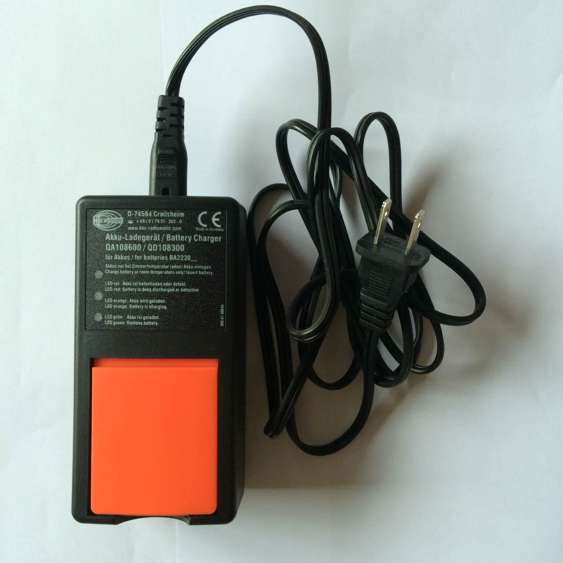 HBC Haixi original remote control charger QA108600 QD108300 D-74564 ...