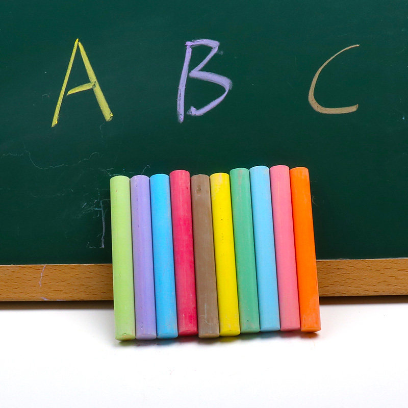 Giotto color chalk 10 sticks of dust-free chalk for children drawing ...