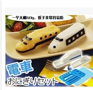 [USD 7.17] Train rice ball mold New trunk train rice ball as mold rice ...