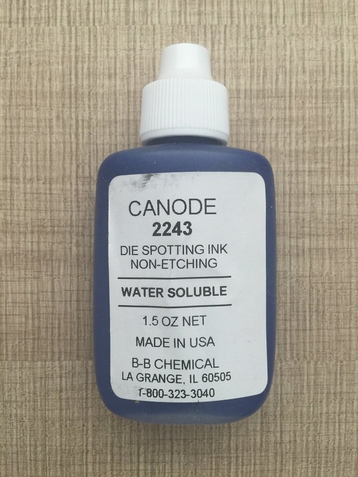 American original imported CANODE Die Spotting Ink 2243 mold closing ...