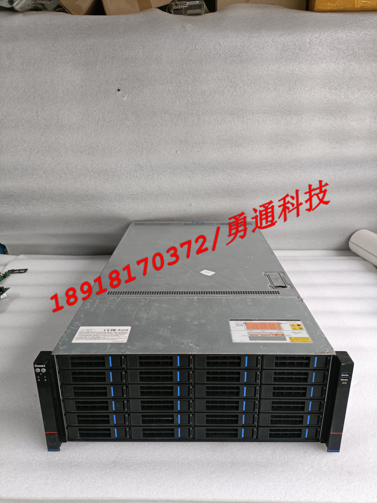 GOOXi/国鑫 4U 3.5*24盘位存储服务器SR401-D24RE-V1.0实物图现货评价 - 淘宝网