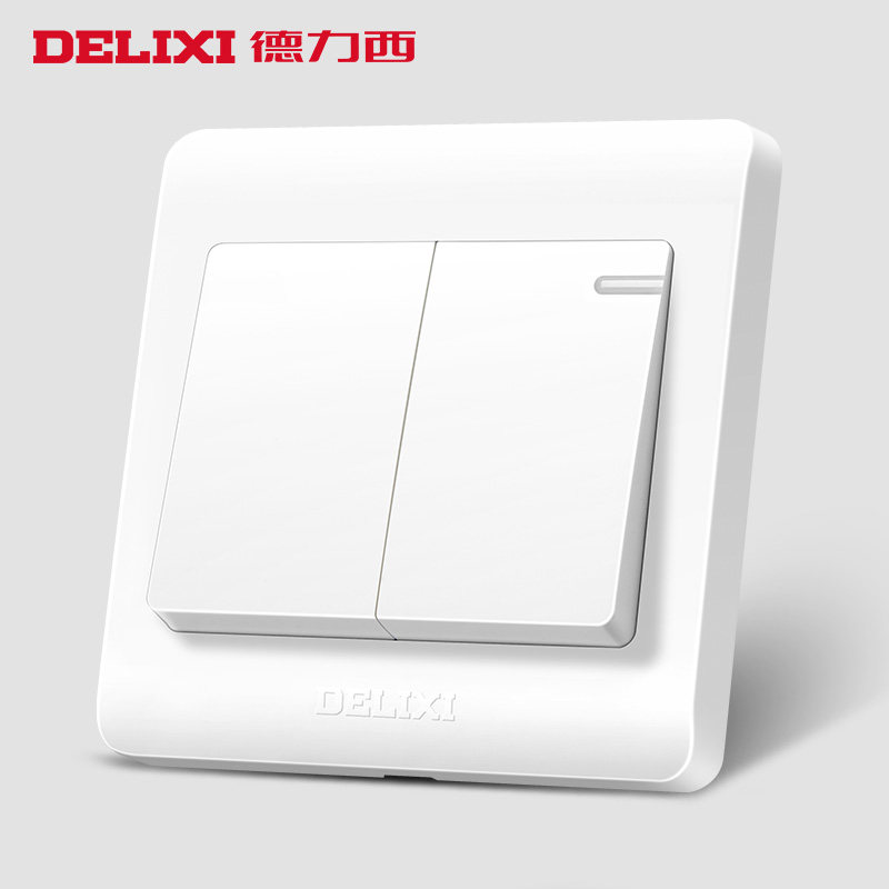 [USD 9.49] Delixi Switch Socket Socket Panel Switch Panel Wall Switch ...