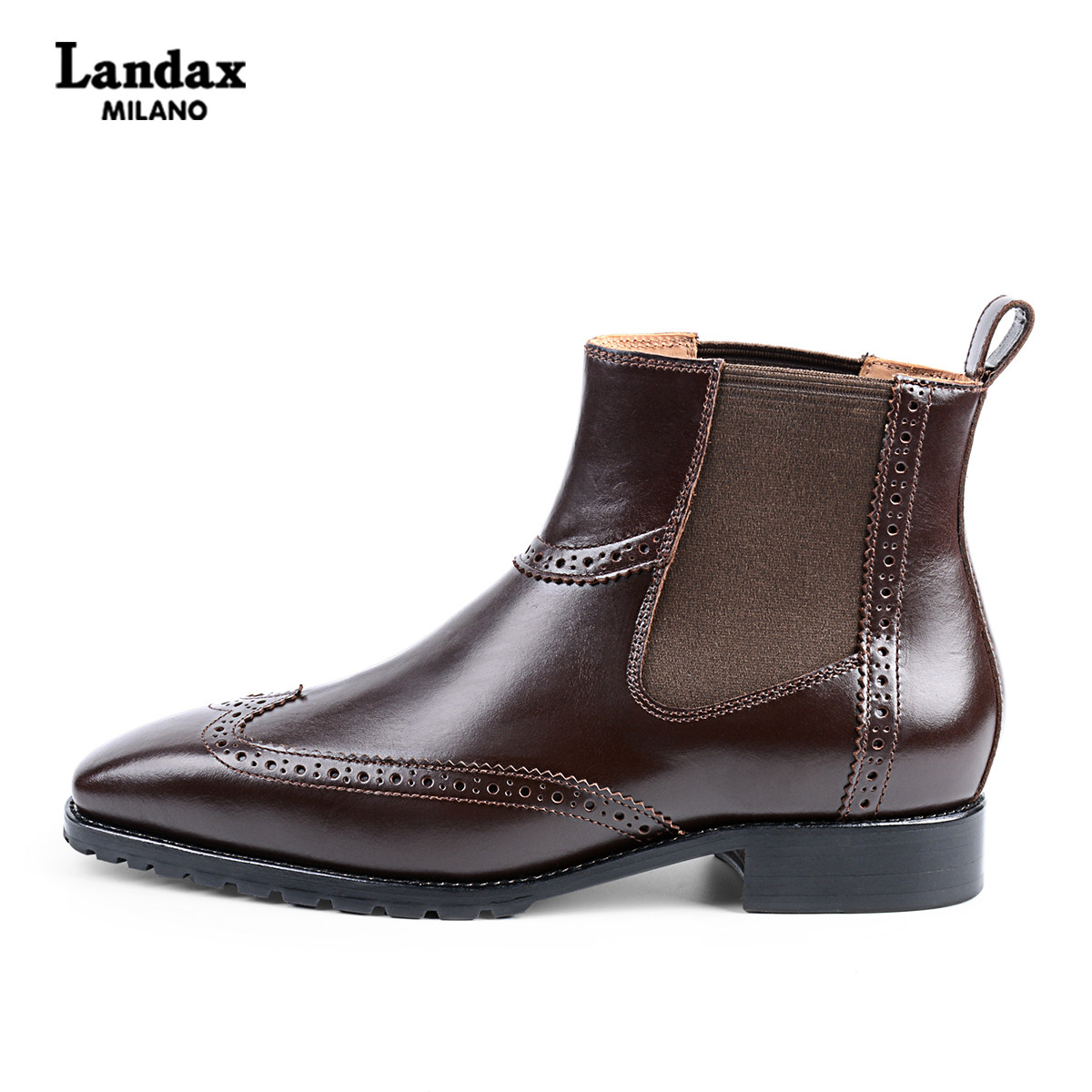 Купить Landax новый ручной работы воловья кожа мужские ботинки англия ...