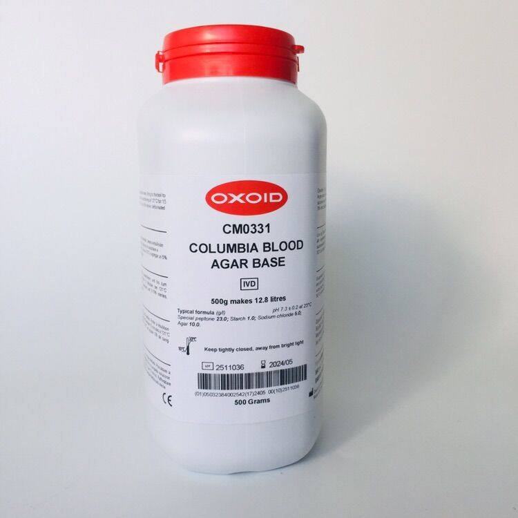 Oxoid CM0331B Columbia Blood Agar Base Columbia Blood Agar Base