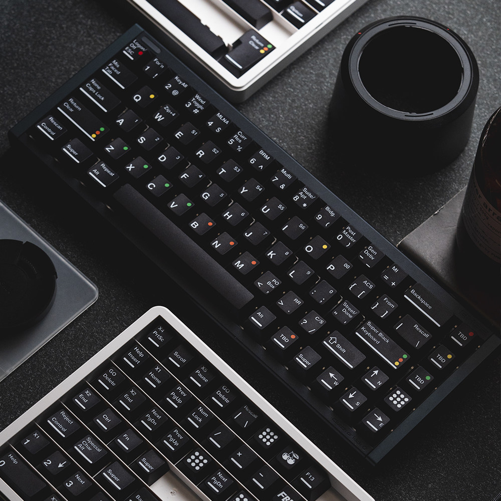 Fbb original keycaps sbk ultra black pbt dye-sublimated swk ultra white ...