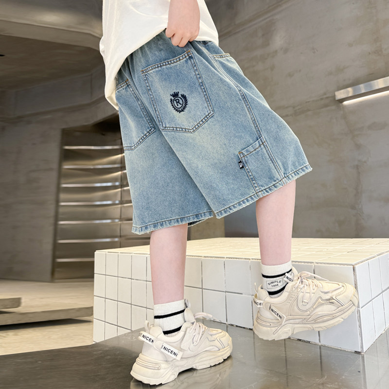 2025 new arrival boys' summer denim shorts, children's half length ...