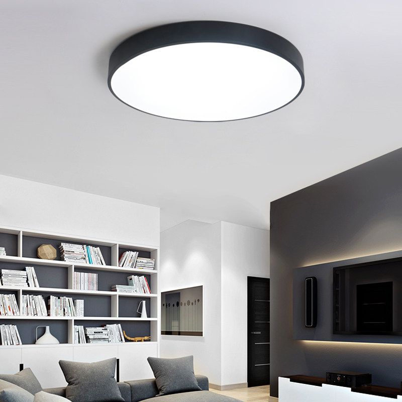 Buy Modern minimalist ceiling light ultra-thin LED study living room ...