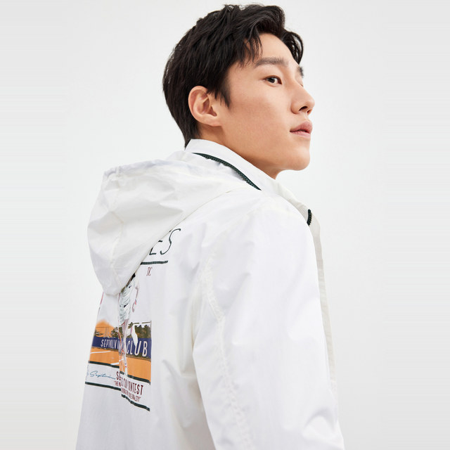 [Three Defenses] Seven Wolf Jacket Men's Spring New Stand Collar ...