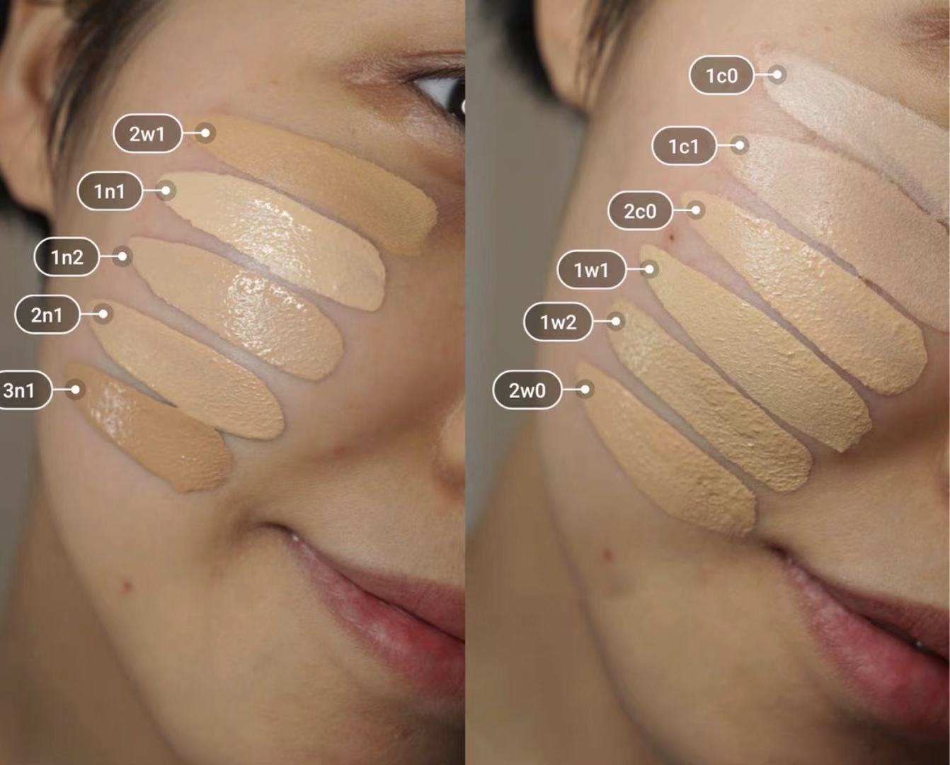 🔥海淘现货雅诗兰黛DW粉底液全色号测评！0N1到2W0哪个才是黄皮天菜？_粉底液_淘宝美妆网