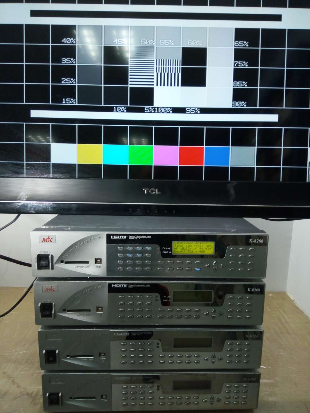 K-8268 HDMI Signal Generator TV Signal Generator K8268 MIK Video signal