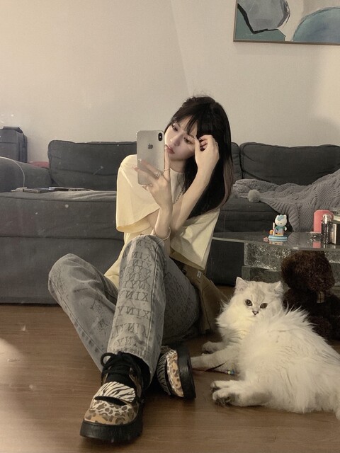 Guo Chao Niche Design Rose Cotton Short Sleeve T -shirt Summer Loose ...