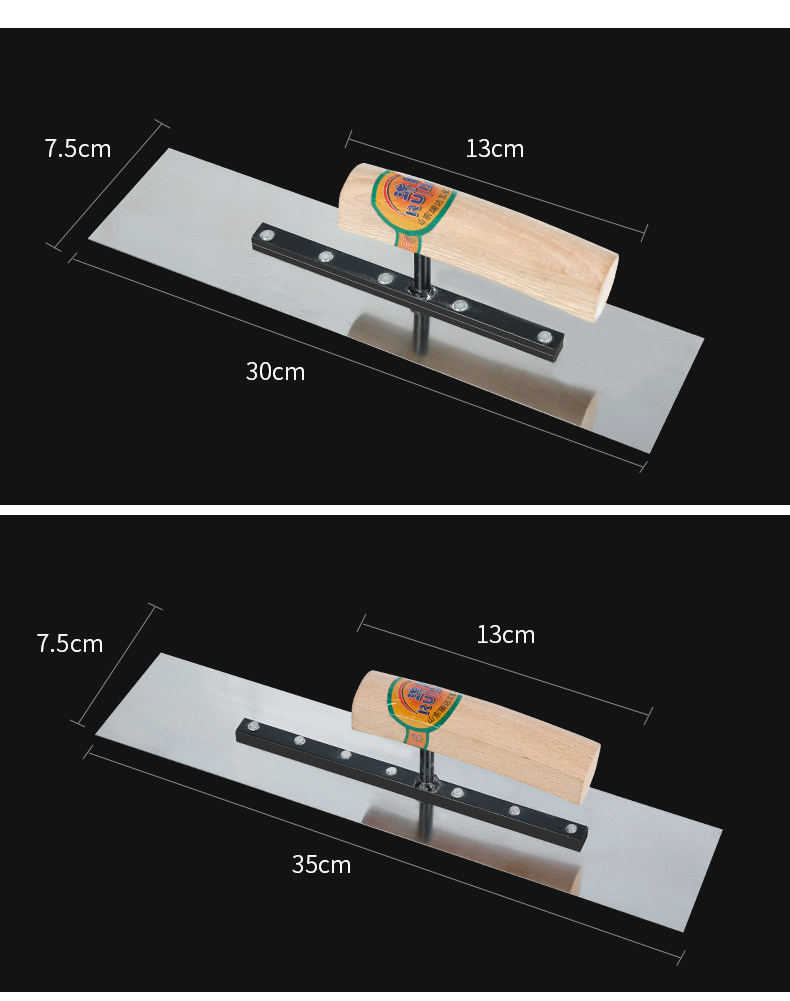 [USD 12.94] Stainless Steel Mud Trowel Mud Knife Mud Worker Scraping ...