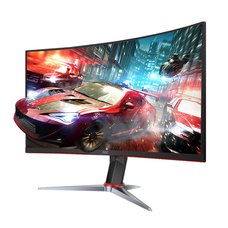 AOC display 27 inch 144Hz narrow side 1500R curved HDR gaming game ...