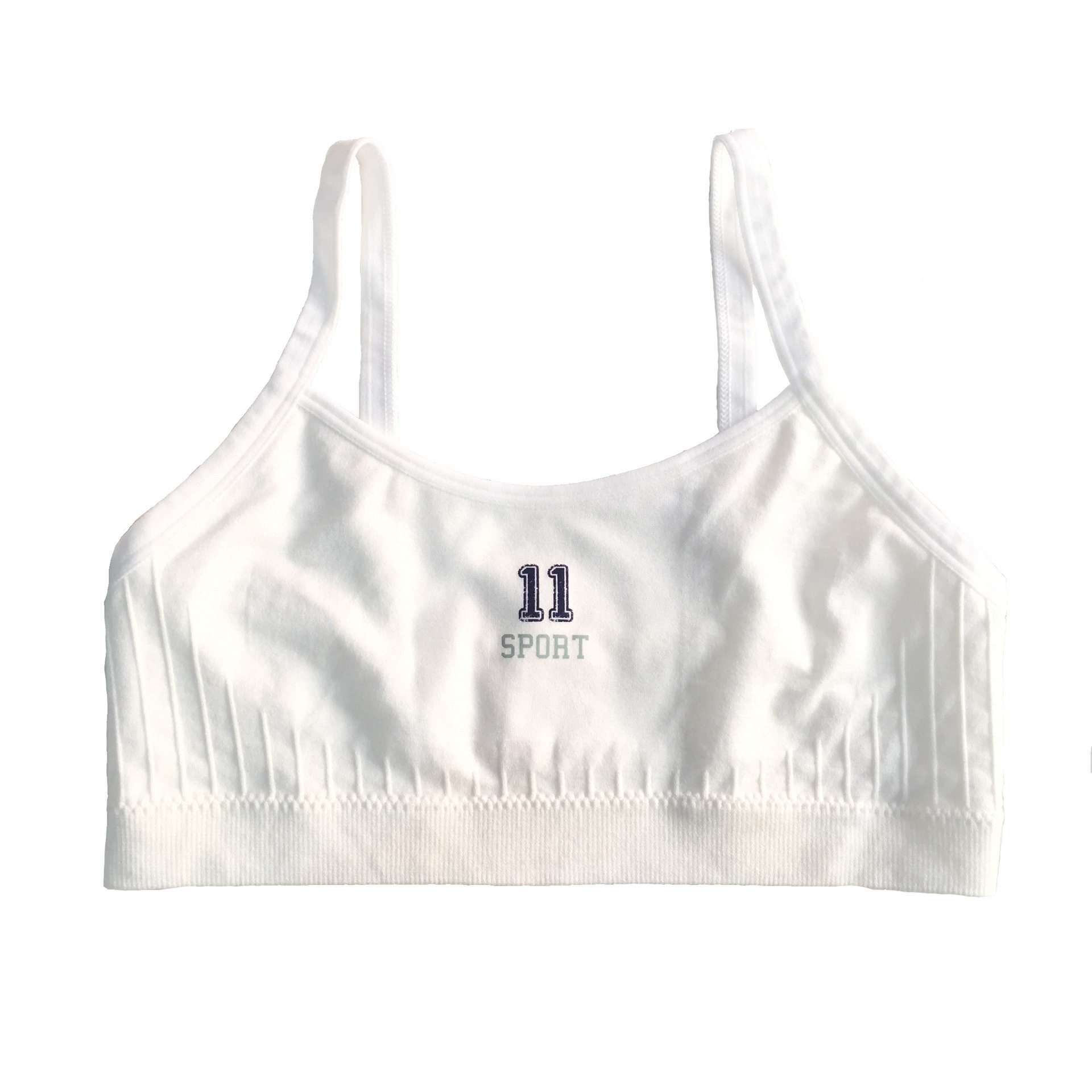 Pure cotton girls ' development period suspender small vest underwear ...