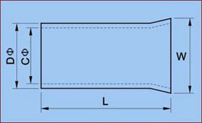 紫铜管形裸端头EN2508(GT型)铜压接管 喇叭口铜管接线管端子-阿里巴巴