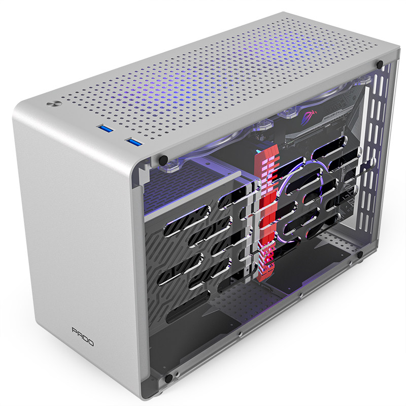Patriot Peninsula Iron Box N1 All Aluminum Computer Mini ITX Small Case ...