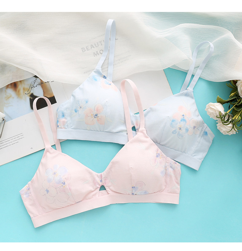 Yi Lanfen girl bra without steel ring thin development period junior ...