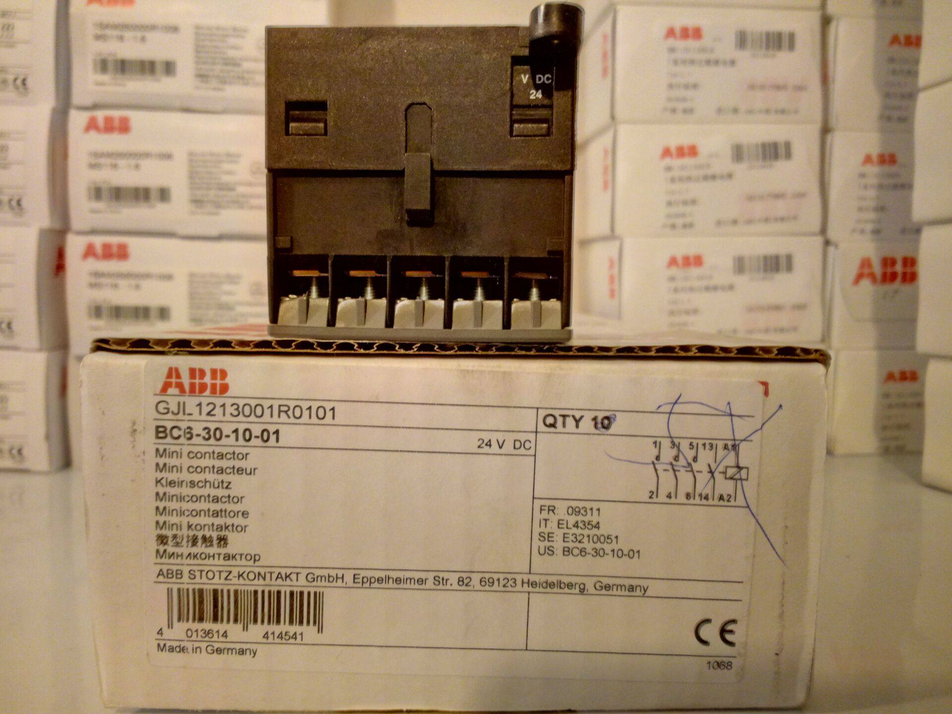 (New original) ABB contactor BC6-30-01 24 110 220VDC