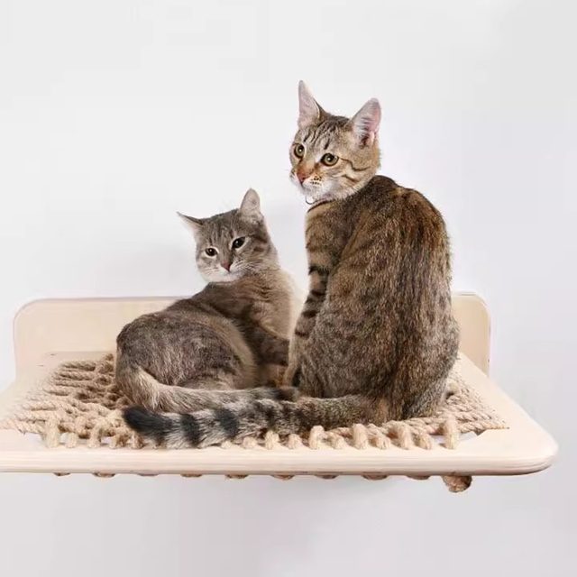 Cat climbing frame Cat ladder Breathable sisal bed Watchtower Cat ...