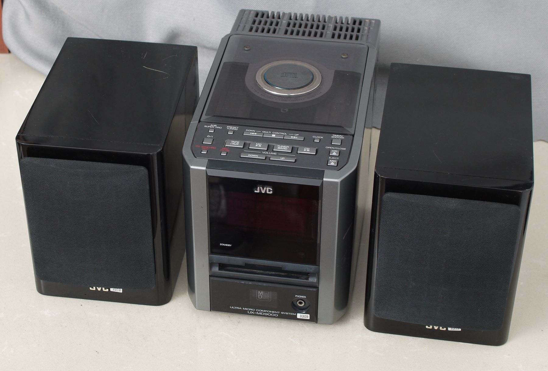 HIFIDIY论坛-JVC UX-MD9000 迷你组合音响 CD MD 收音 全频音箱 - Powered by Discuz!