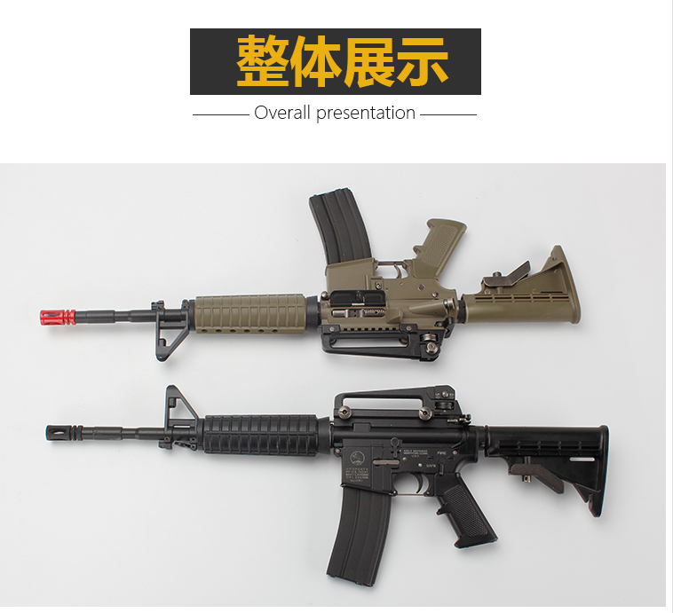 1:2.05 assault step M4a1 gun model all-metal disassembly alloy military model simulation male ...