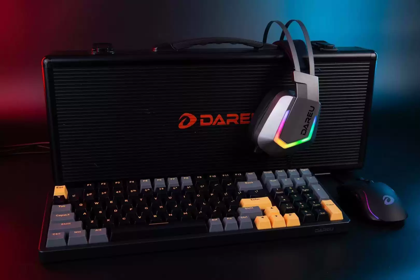 DAREU 达尔优CK100PRO红外青轴机械键盘 热插拔轴体电竞吃鸡游戏专用