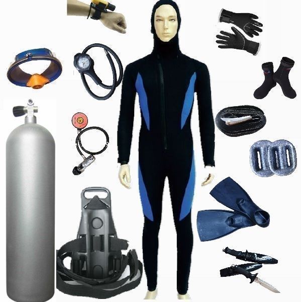 [USD 380.22] Diving suit suit diving equipment full set of scuba diving ...