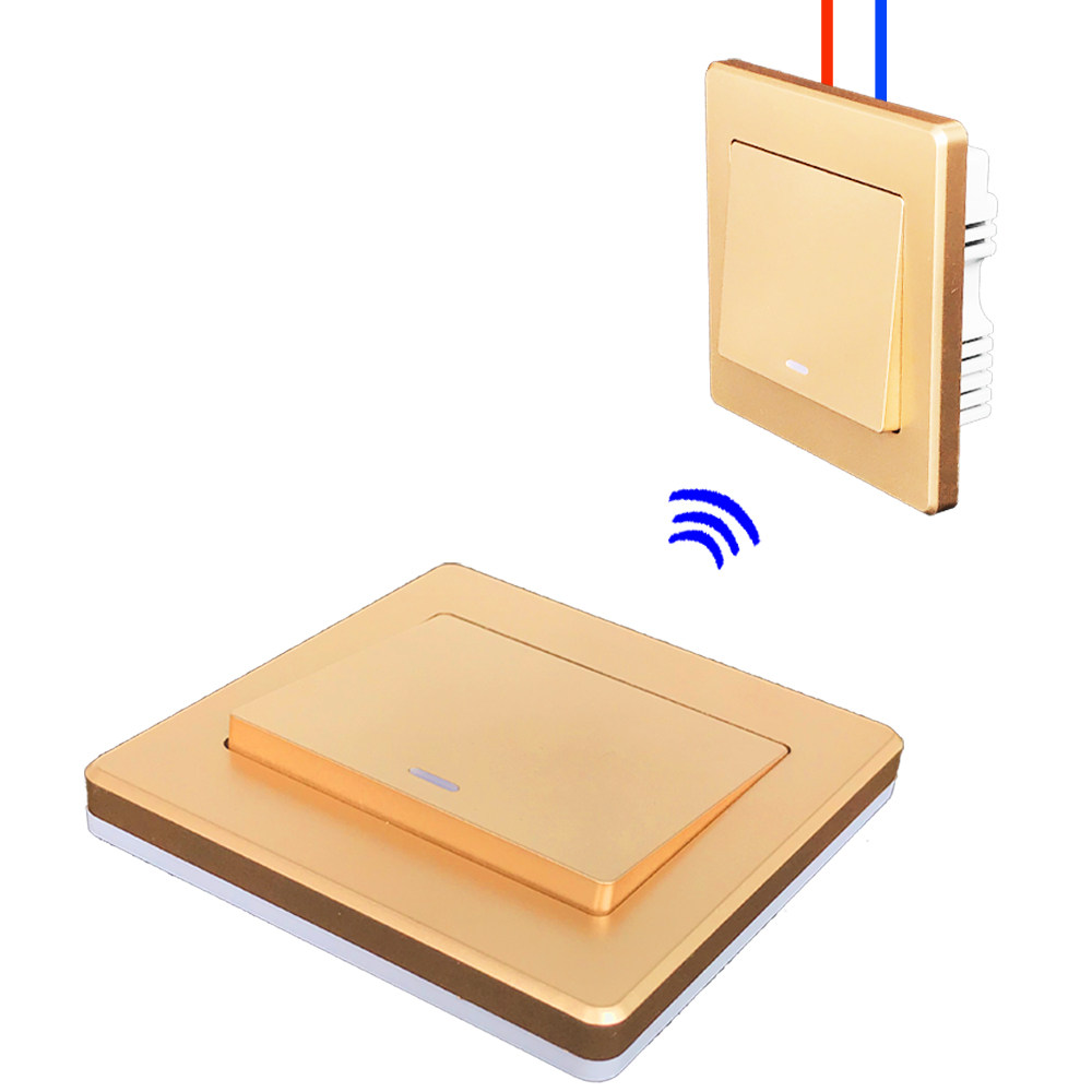 Wireless switch panel wiring-free remote control switch 220v ...